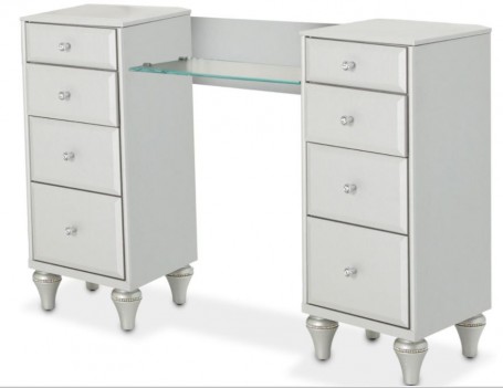 Upholstered Vanity Desk Melrose Plaza Collection By Michael Amini