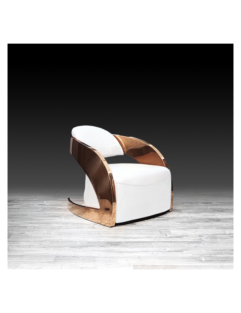 Zetta RG Accent Chair | White By Roberto Grassie