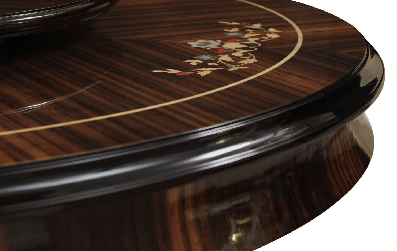 E70 Italian Luxury 5Pc Round Dining Table Set by Infinity Furniture Import