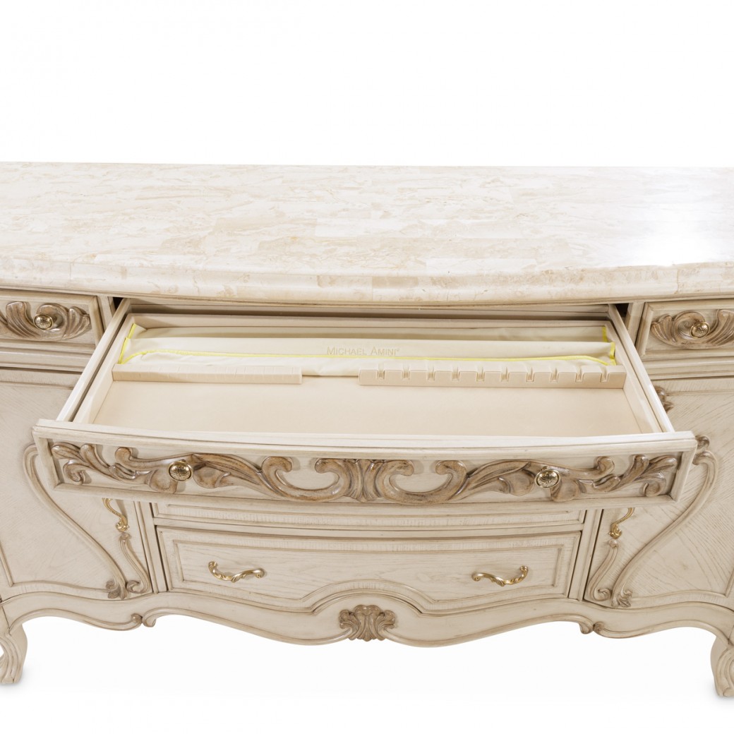 Side Board Platine De Royale Champagne Collection By Michael Amini