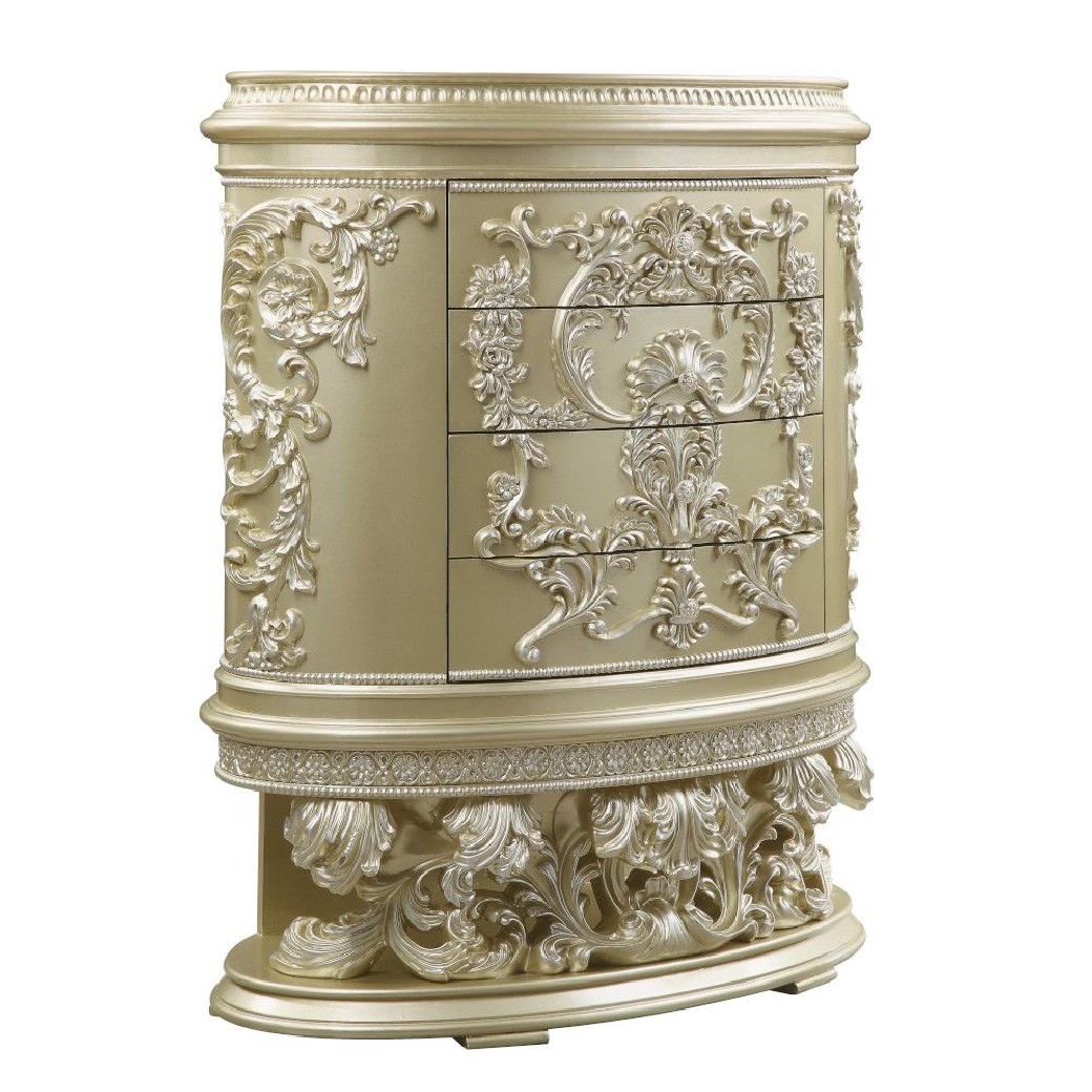 BD00465 Chest Light Gold & Champagne Finish Vatican Collection By Acme ...
