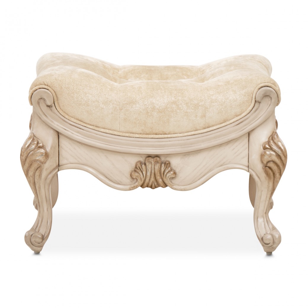 Vanity Bench Platine De Royale Collection By Michael Amini