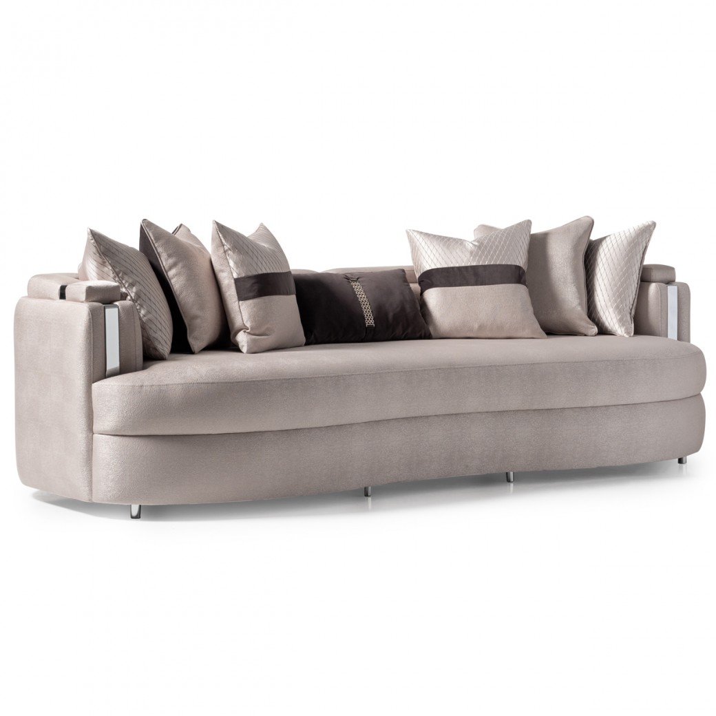 Mansion Sofa Carmela Zinc Silver Collection By Michael Amini.LFR ...
