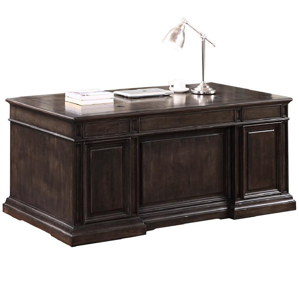 Double Pedestal Executive Desk Washington Heights by Parker House Furniture