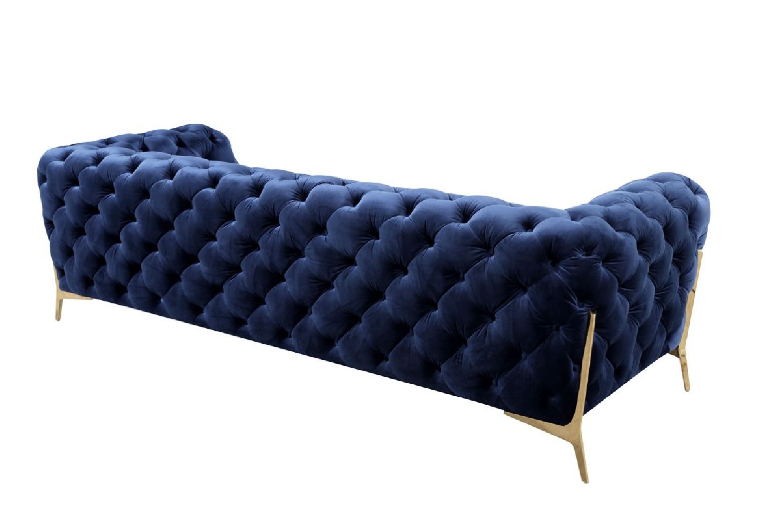 73691 Divani Casa Sheila Modern Dark Blue Fabric Sofa Set by VIG Furniture