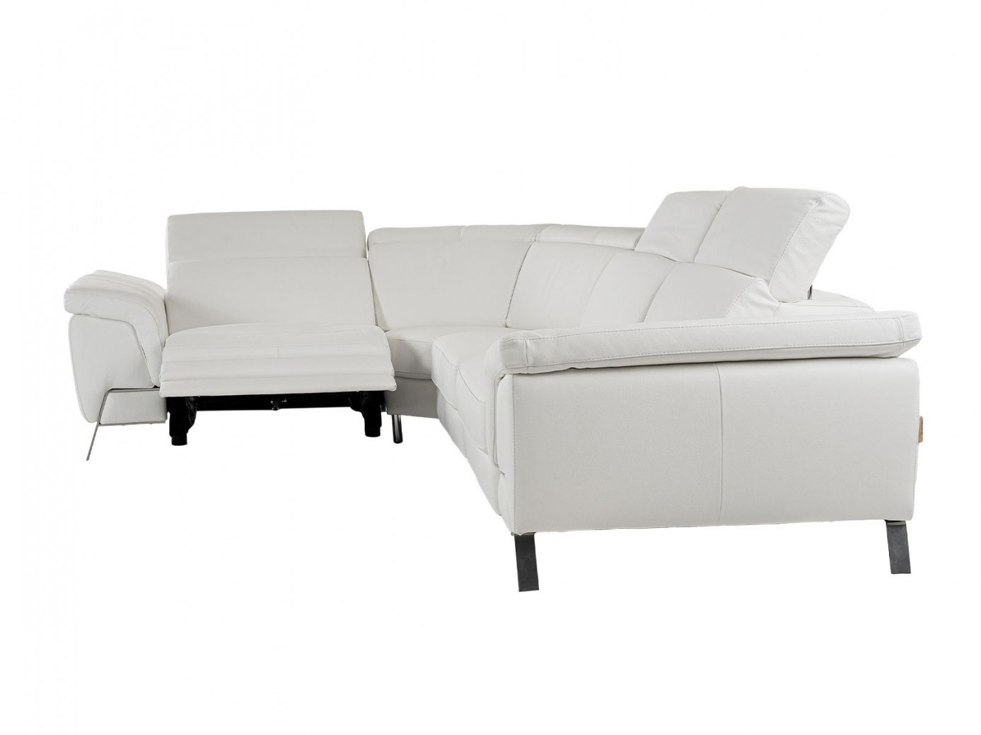 81728 Lamod Italia Wonder - Italian Modern White Leather Sectional Sofa ...