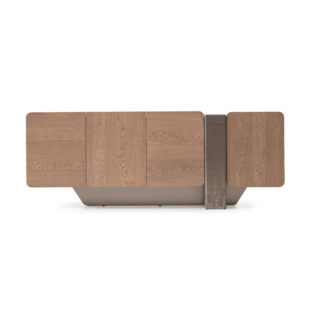 Console Table Saddle Brown Bristol Point Collection by Michael Amini ...