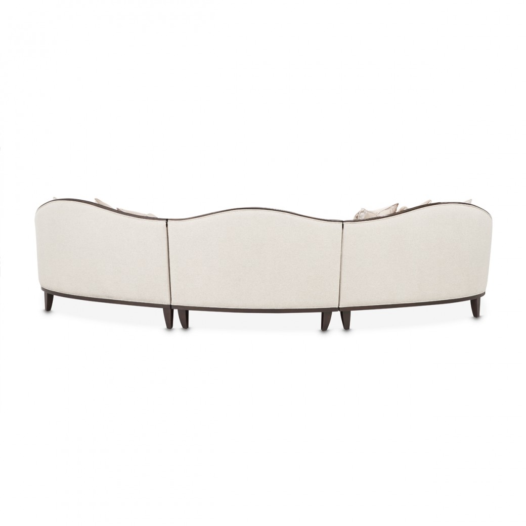 3 Piece Sofa Linen Warm Pecan Warm Pecan Camellia Field Collection By ...