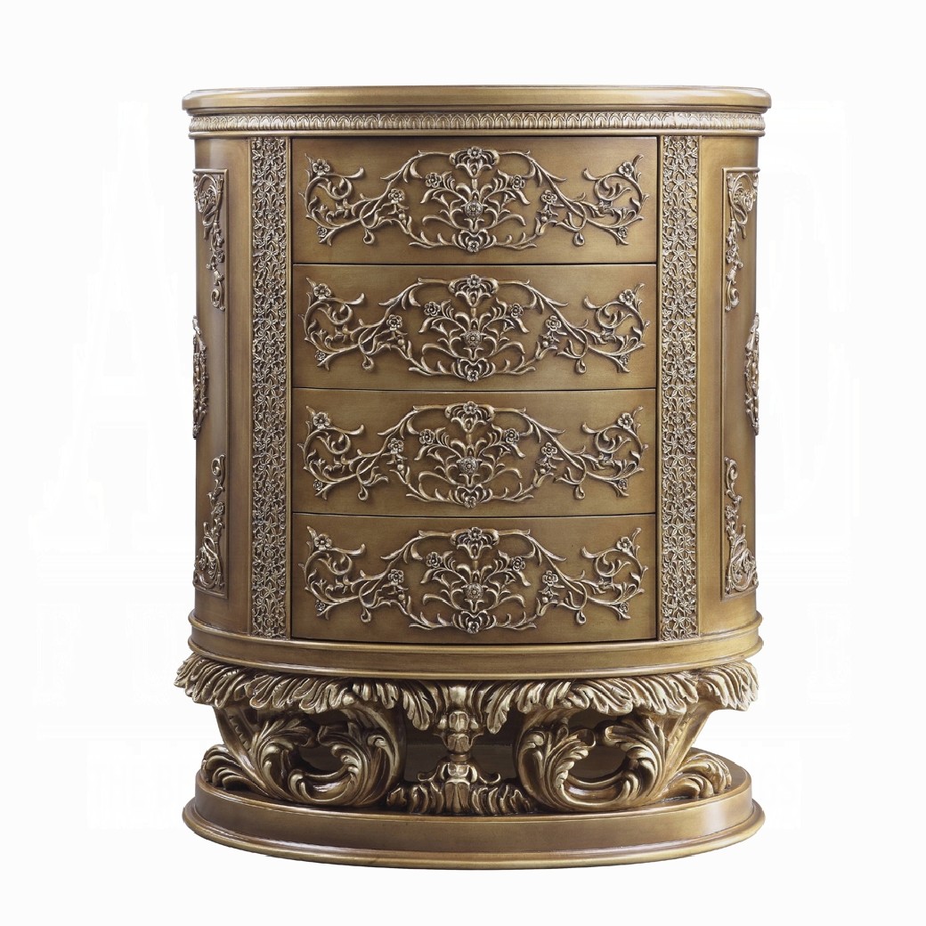 BD00471EK Bed Bronze Finish Victorian Style Constantine Collection By Acme Furniture