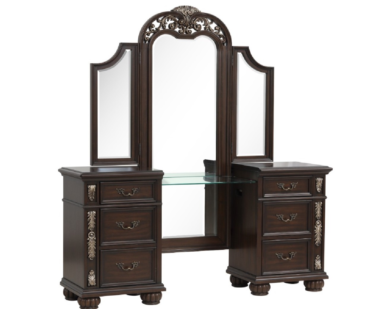 Maximus Royal Classic Collection 3PC Vanity Set By New Classic Furniture